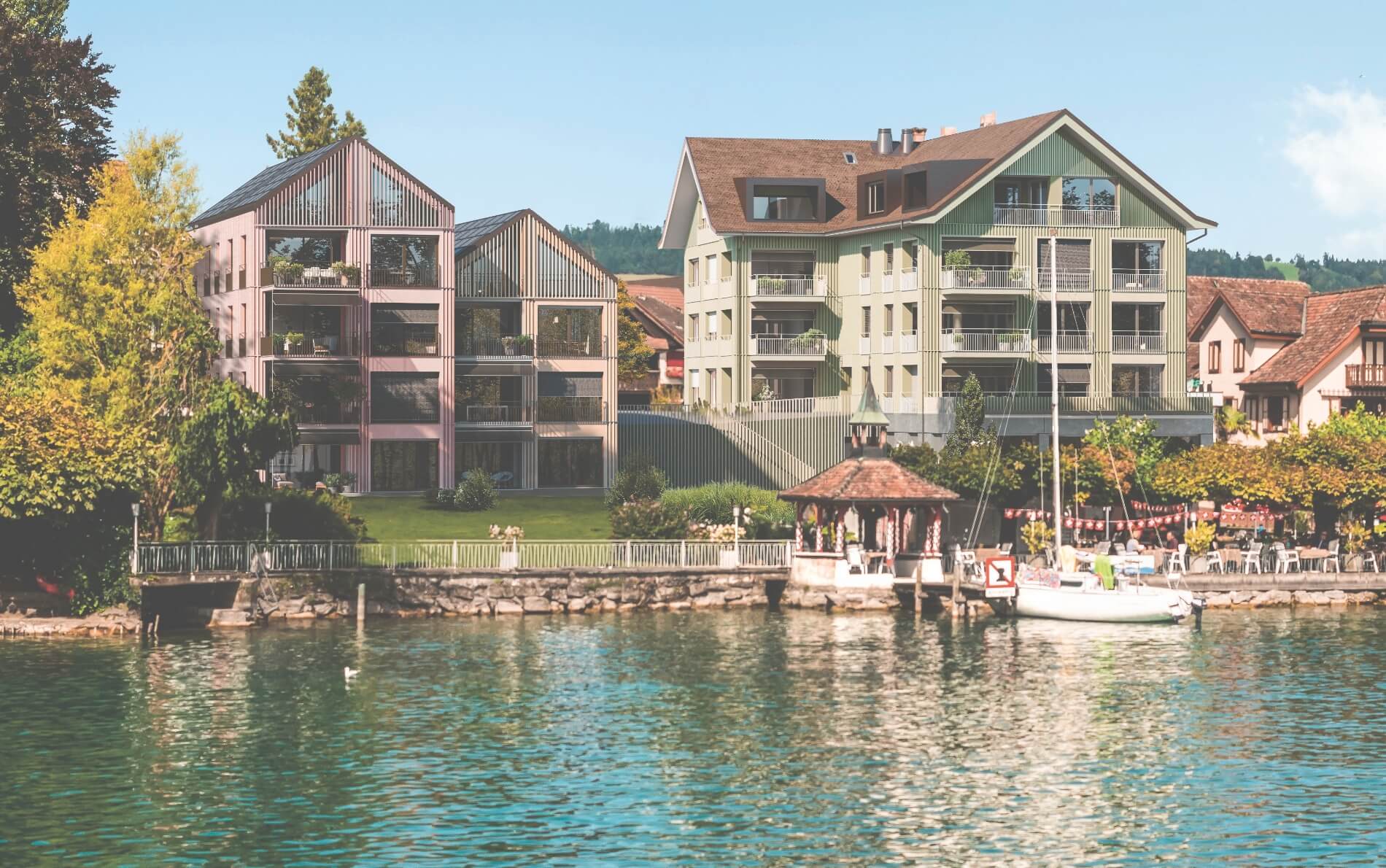 Rigi Royal Wohnhäuser & Restaurant in Immensee | C. Vanoli Gruppe