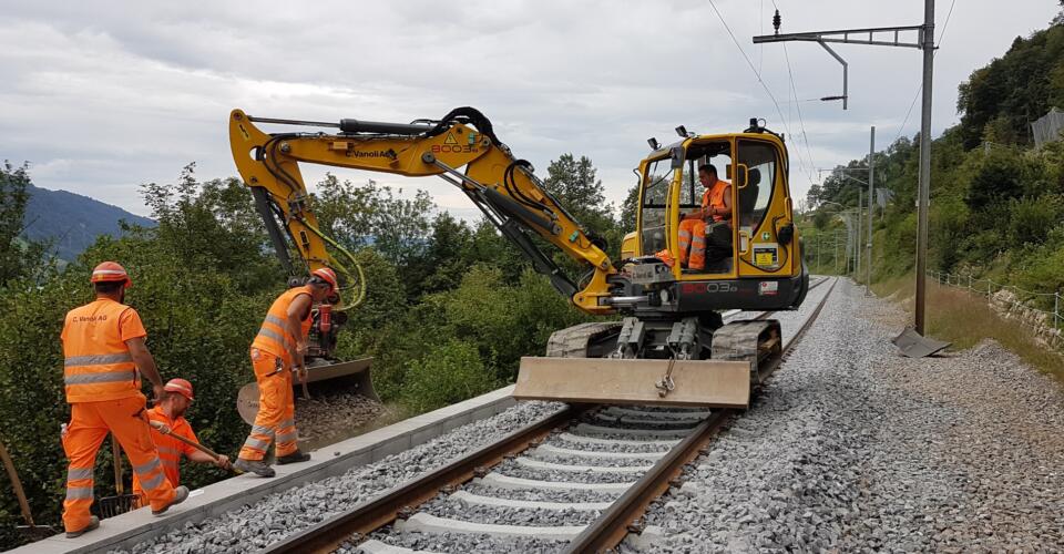 Gleisbau - Wir können auch Schienen | C. Vanoli Gruppe