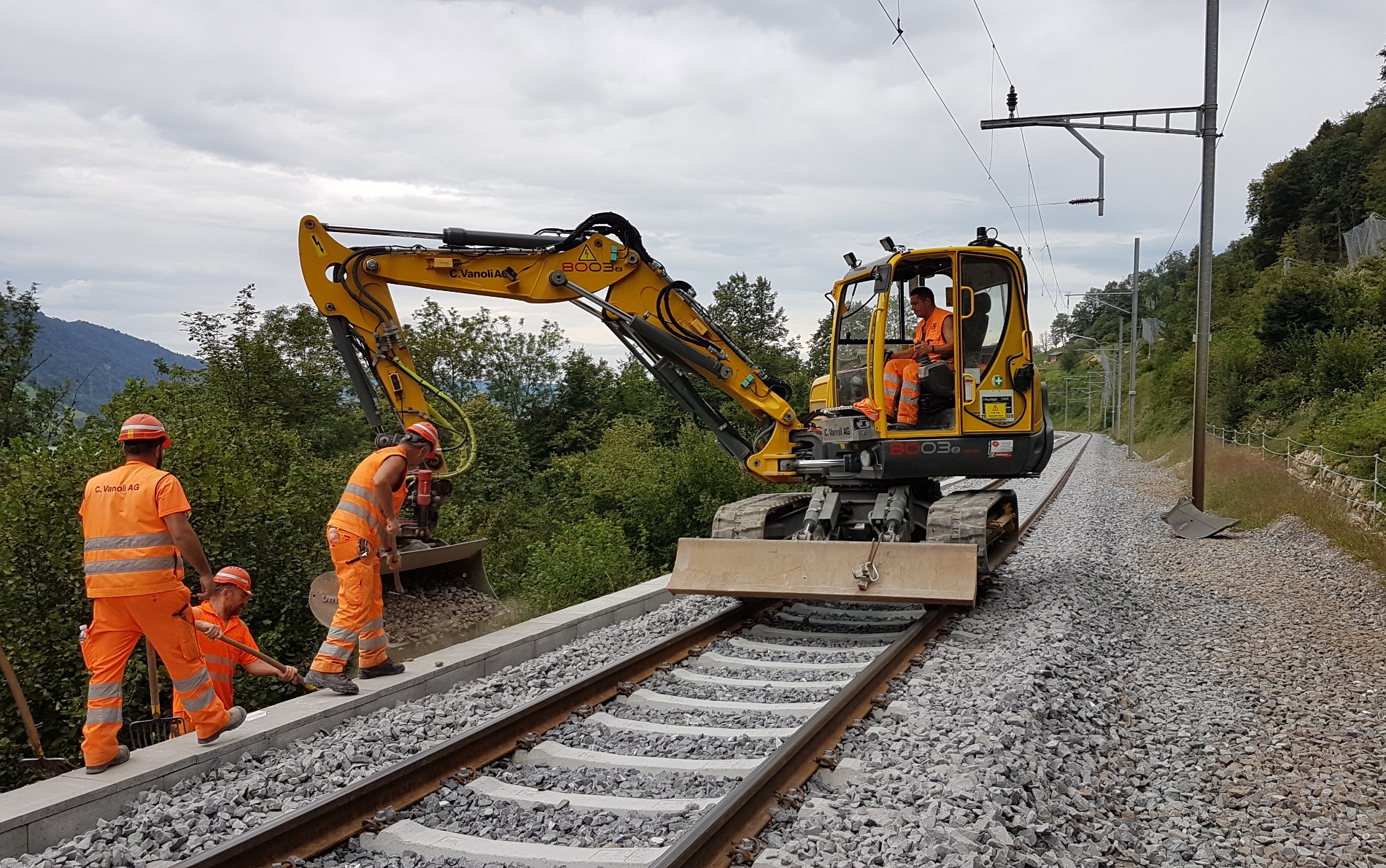 Einbau Bahntechnik | C. Vanoli Gruppe